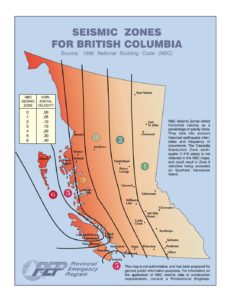 seismic_zones_of_british_columbia | TAG Mechanical & Electrical Engineers